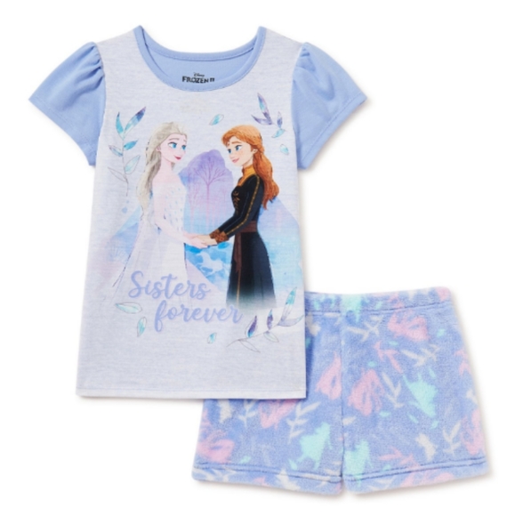 Disney | Pajamas | Disney Frozen 2 Sisters Forever Elsa Anna Pajamas ...